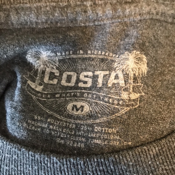 Costa | Shirts | Mens Costa Long Sleeve Tshirt | Poshmark